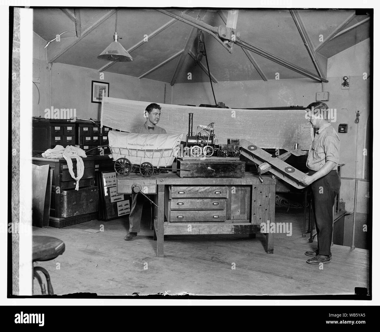 Vintage transportation methods Black and White Stock Photos & Images ...