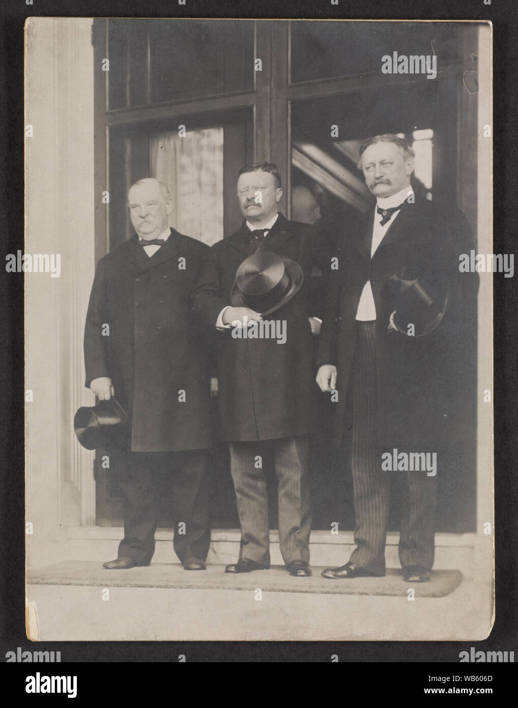 Ex-President Cleveland, President Roosevelt, and David R. Francis ...