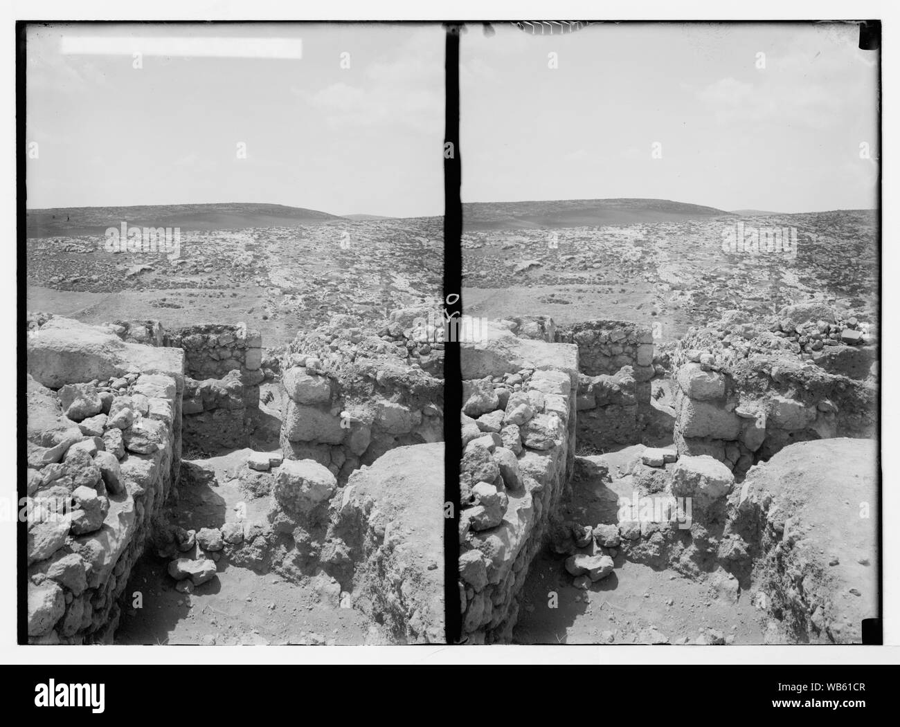 Excavations at Tell Beit Mirsim (Kirjath-Sepher) 1926. West gate ...