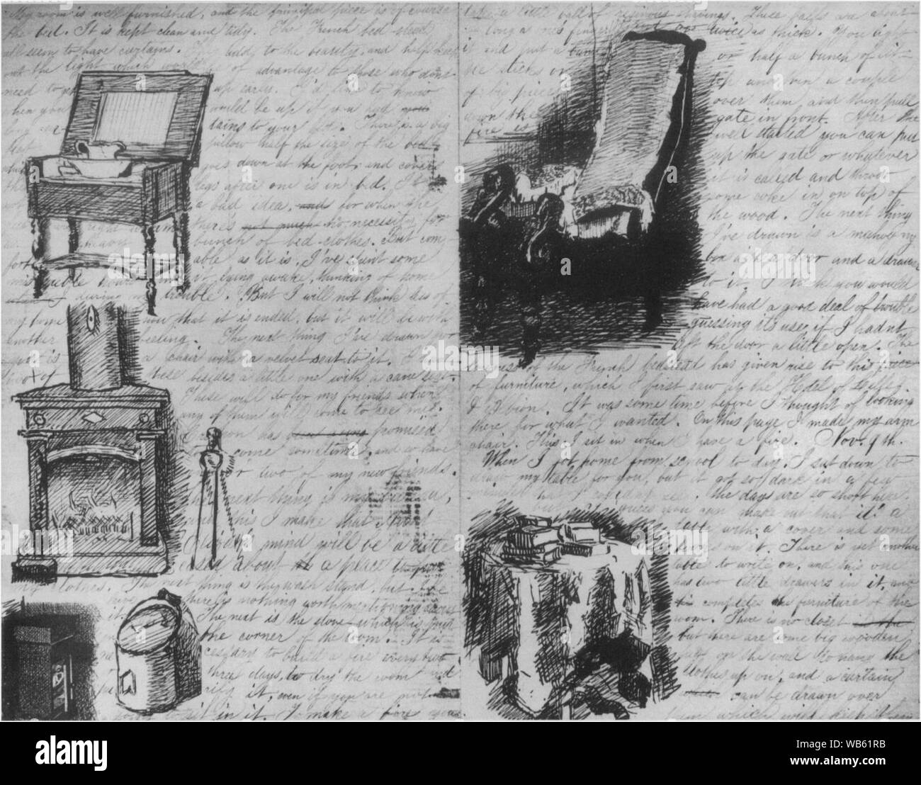 Eakins letter 1 Stock Photo - Alamy