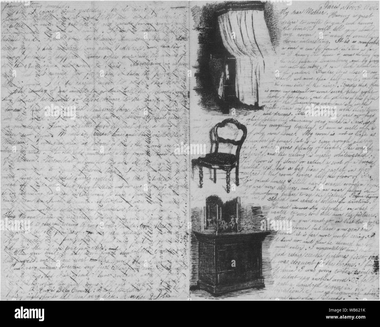 Eakins letter 2 Stock Photo - Alamy