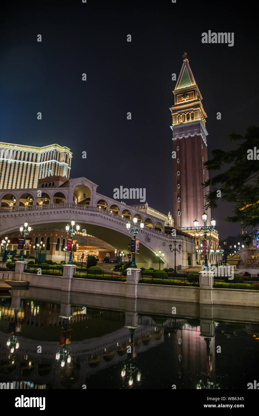Macau night scenery at night hi-res stock photography and images - Alamy