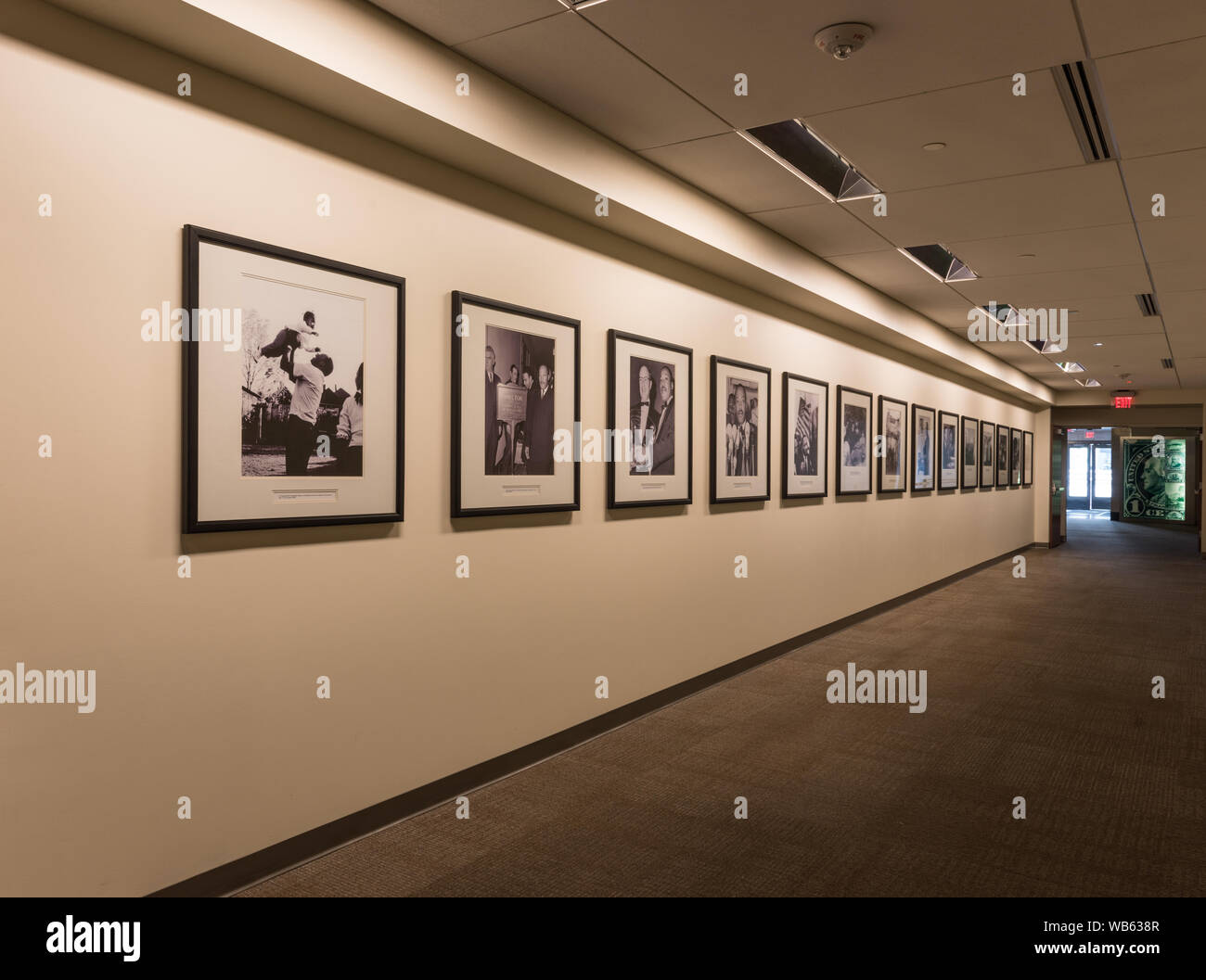 Exhibit of MLK photographs at the Martin Luther King, Jr., Federal ...