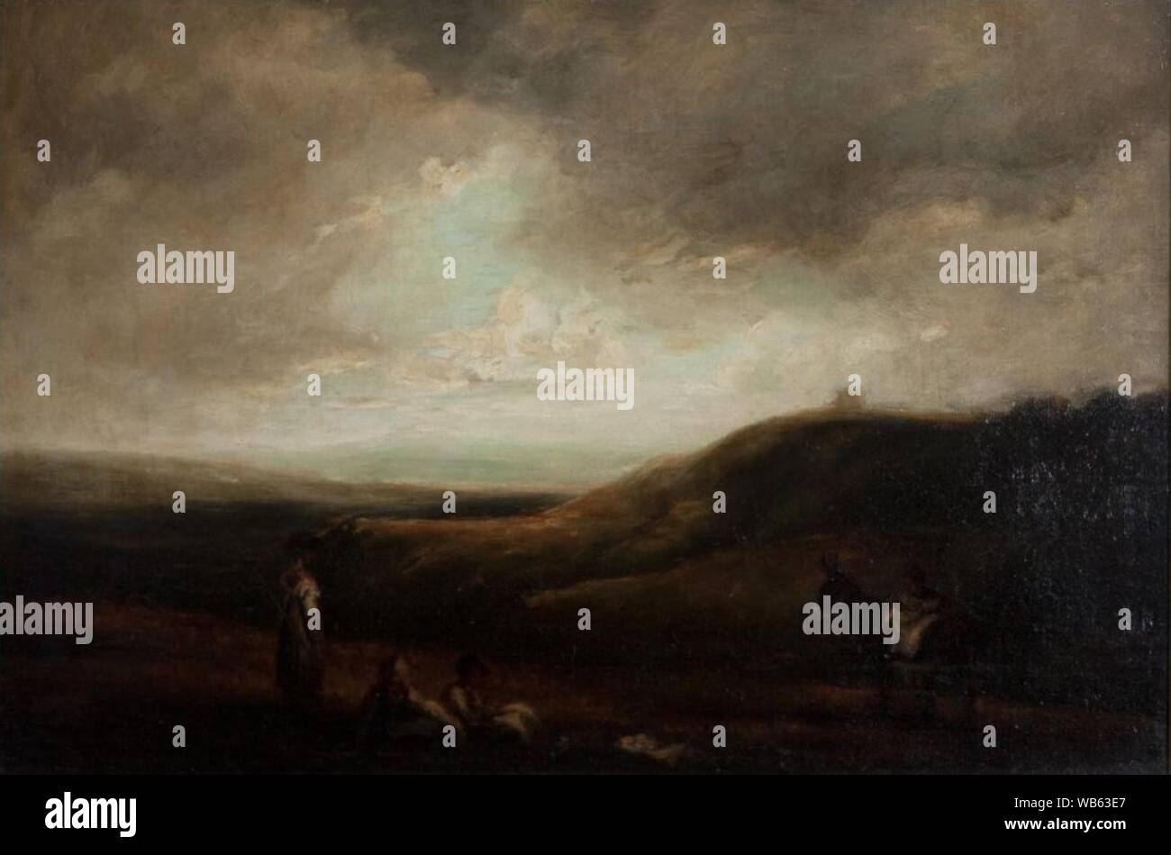 Early 20th century landscape by Theodore Barker Stock Photo - Alamy