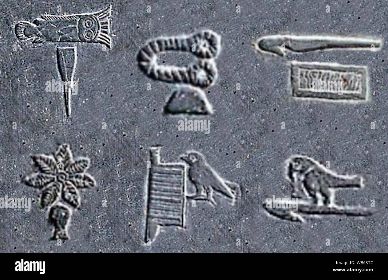 Hieroglyphic symbols hi-res stock photography and images - Alamy
