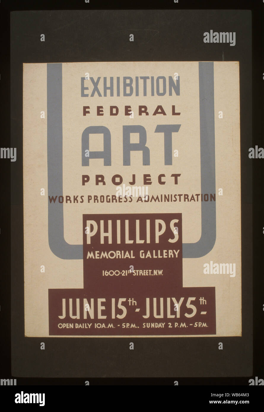 Exhibition - Federal Art Project Works Progress Administration [at the ...