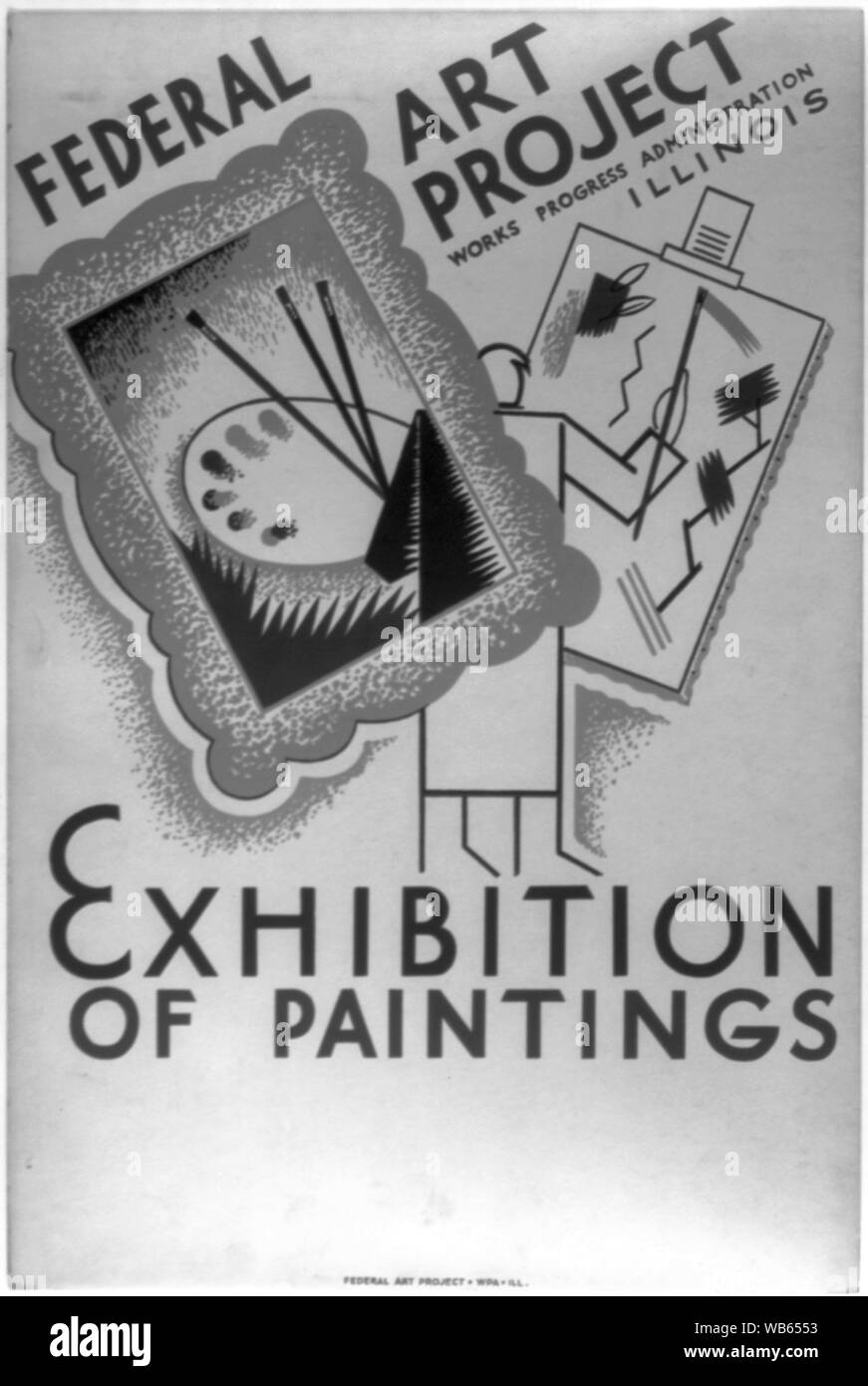 Exhibition of paintings - Federal Art Project Works Progress ...