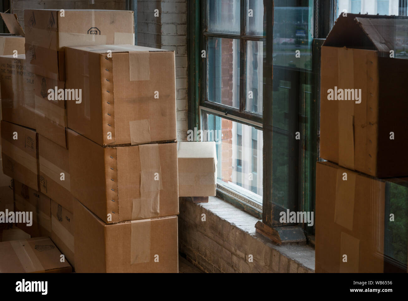 Exhibition space, The sixth-floor storeroom of the Texas School Book ...
