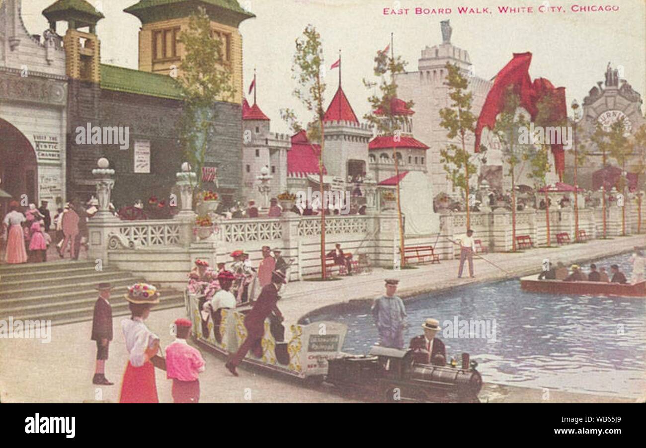 East Board Walk, White City, Chicago Stock Photo - Alamy