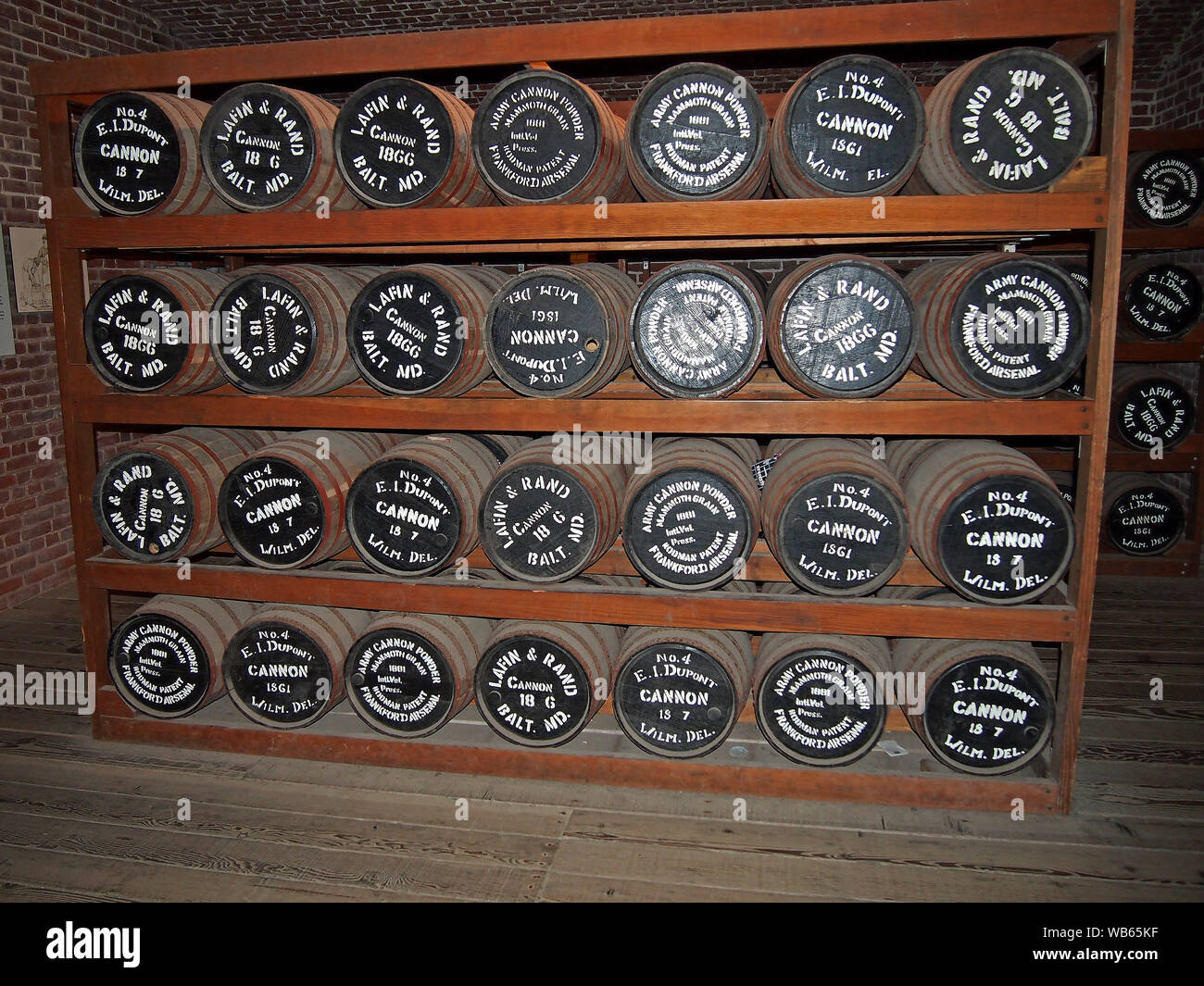 cannon powder storage room in Fort Point in Golden Gate National ...