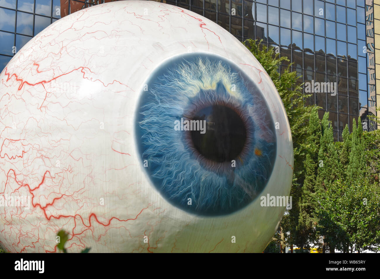 The Giant Eyeball of Dallas Texas Stock Photo - Alamy