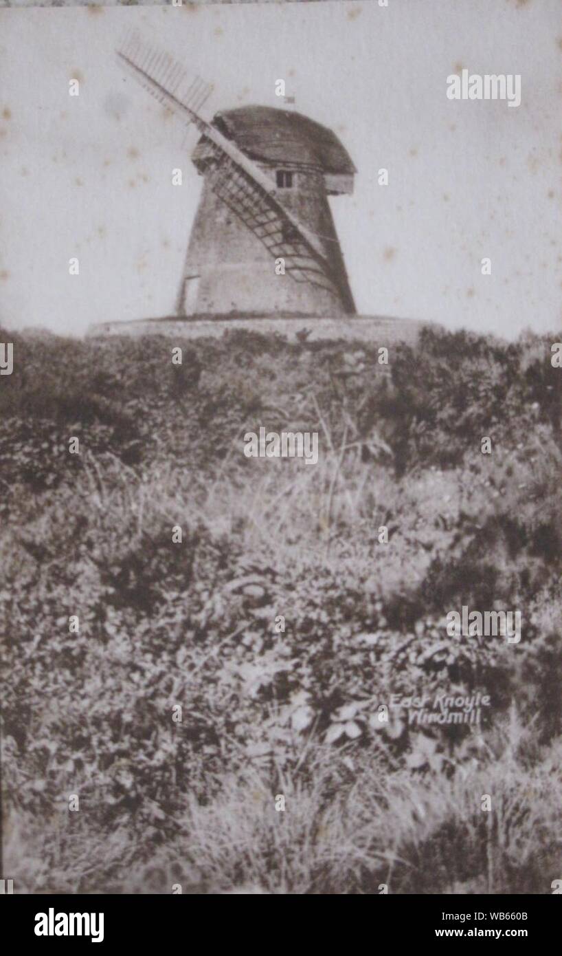 East Knoyle Windmill c.1900 Stock Photo - Alamy