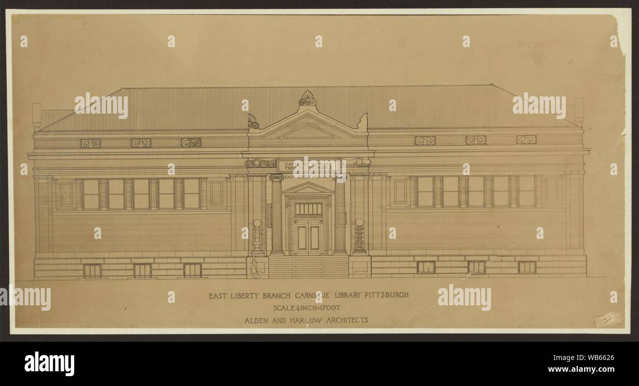 East Liberty Branch Carnegie Library, Pittsburgh Stock Photo - Alamy