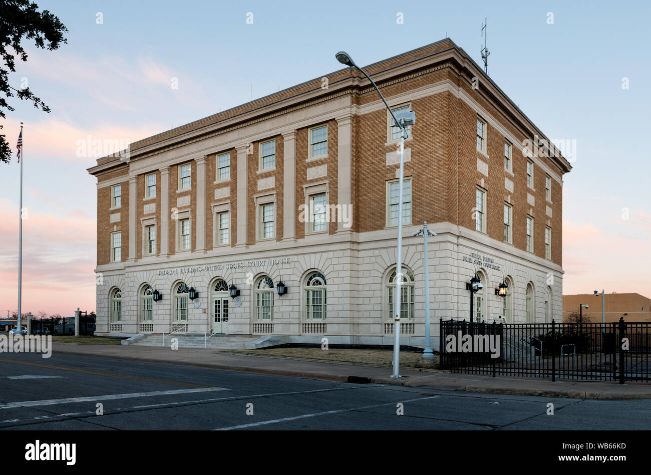 Exterior. Lawton Federal Building and U.S. Courthouse, Lawton, Oklahoma ...