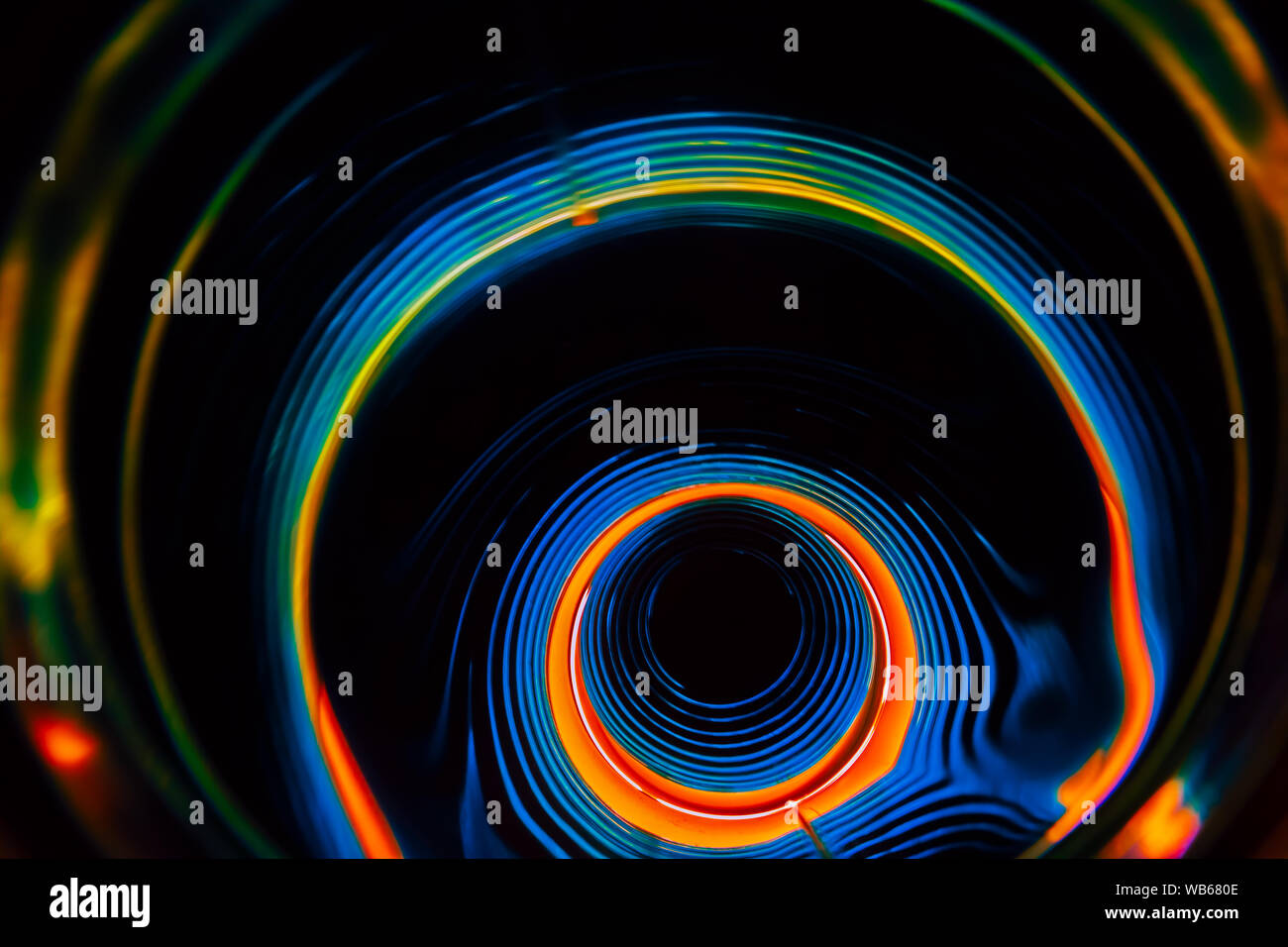 Sound waves in dark in full color Stock Photo - Alamy