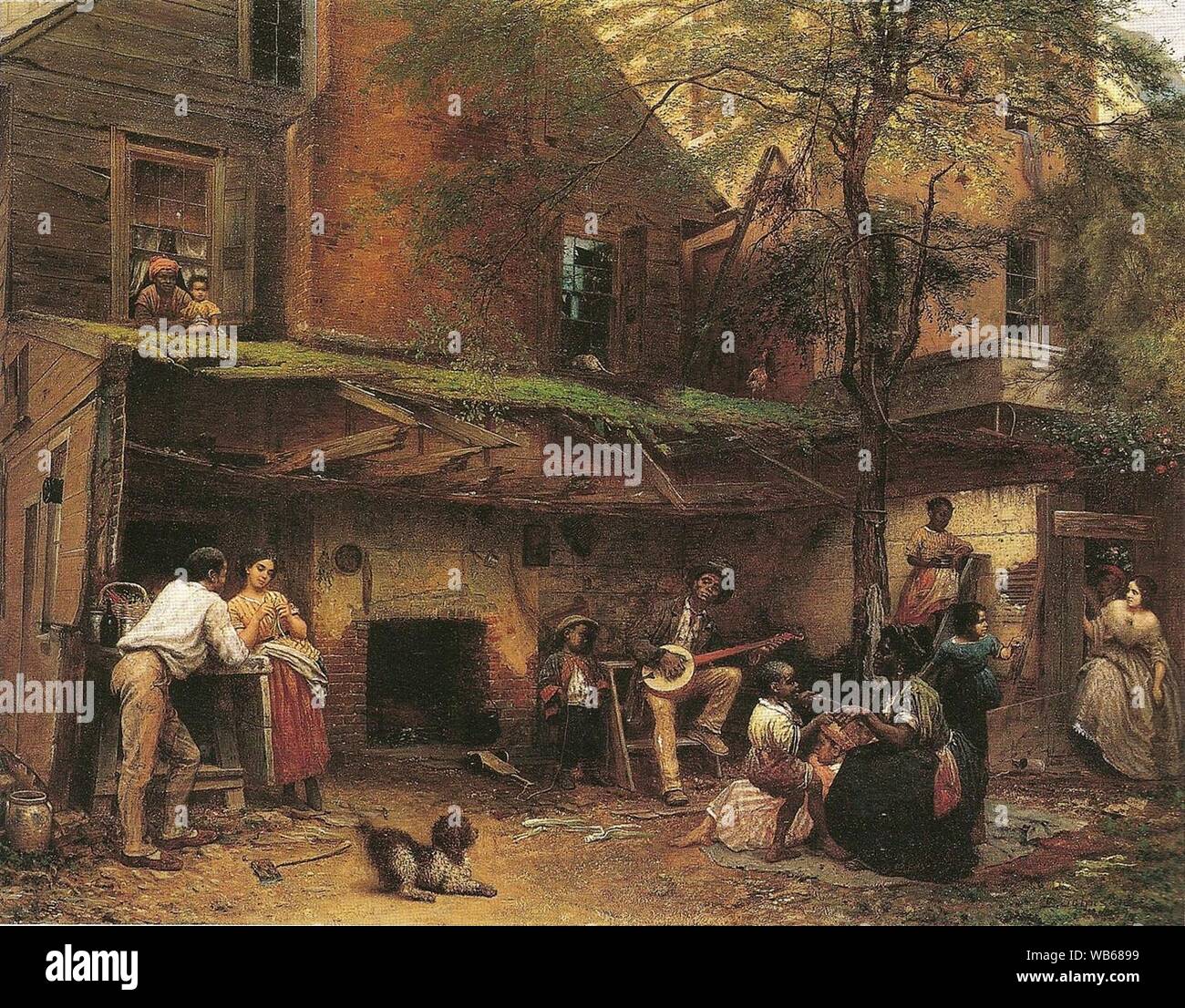 Eastman Johnson - Negro Life at the South - ejb - fig 67 - pg 120 Stock ...