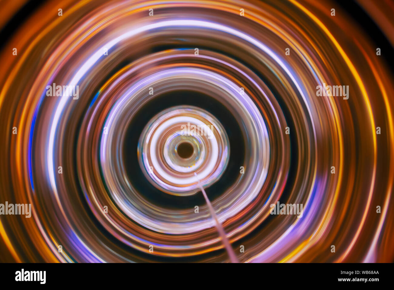 Sound waves in the dark in full color Stock Photo - Alamy