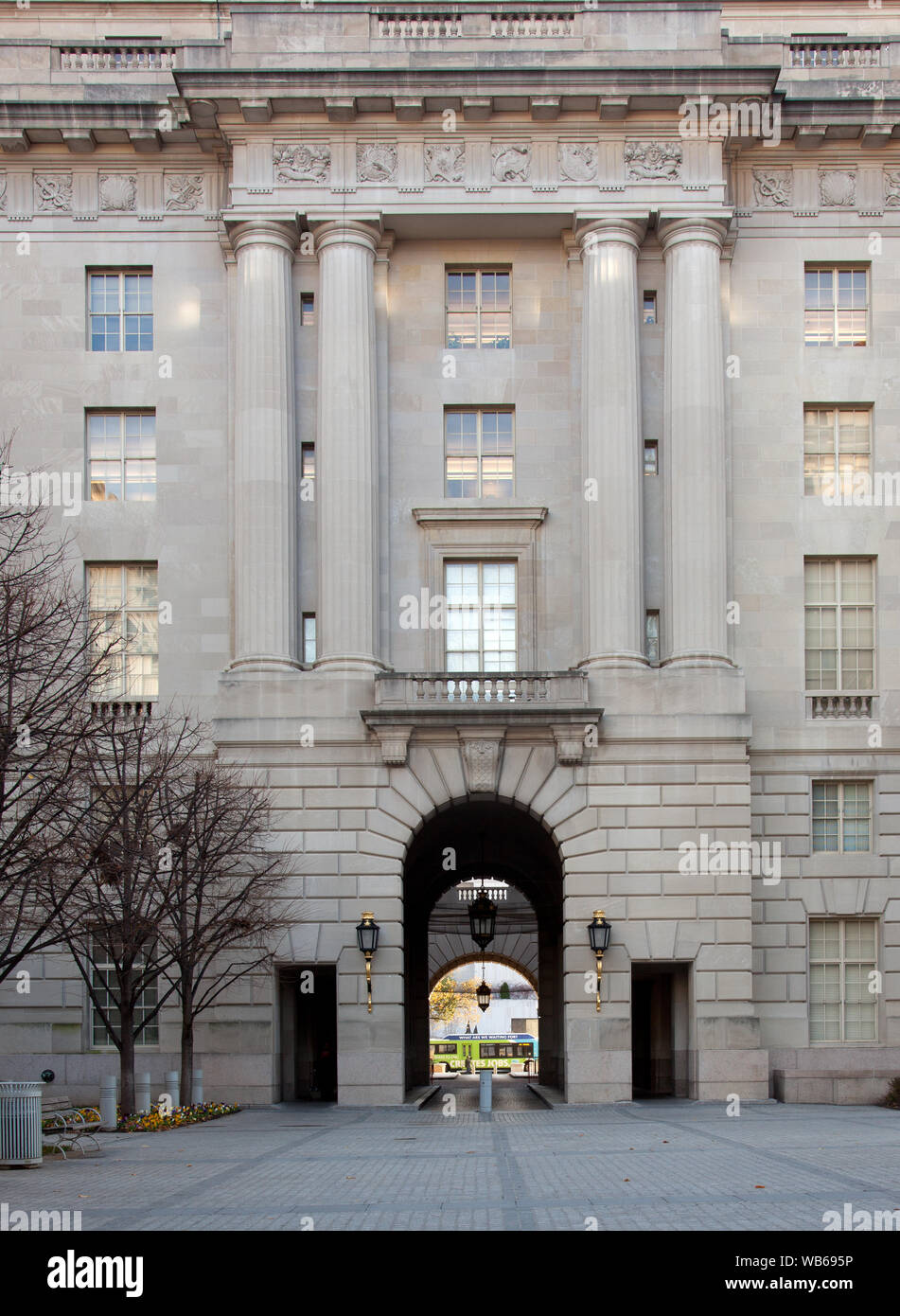 Exterior elevation, EPA East and West, located on 12th and Constitution ...