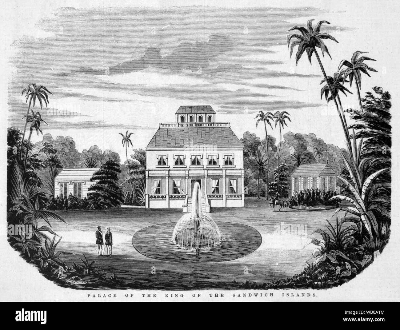 Ebenezer and David Syme, Palace of the King of the Sandwich Islands ...