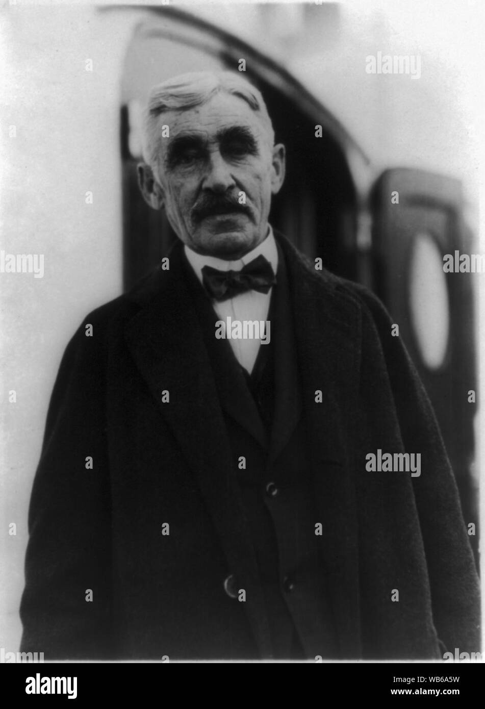Eberhard Faber, half-length portrait, standing, facing front, on the ...