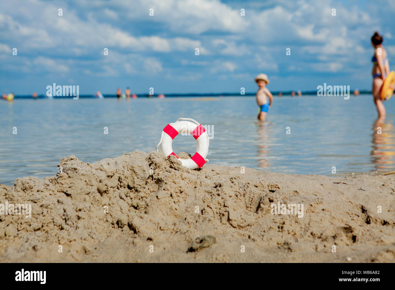Kids Buoy On Beach Sea High Resolution Stock Photography and Images - Alamy