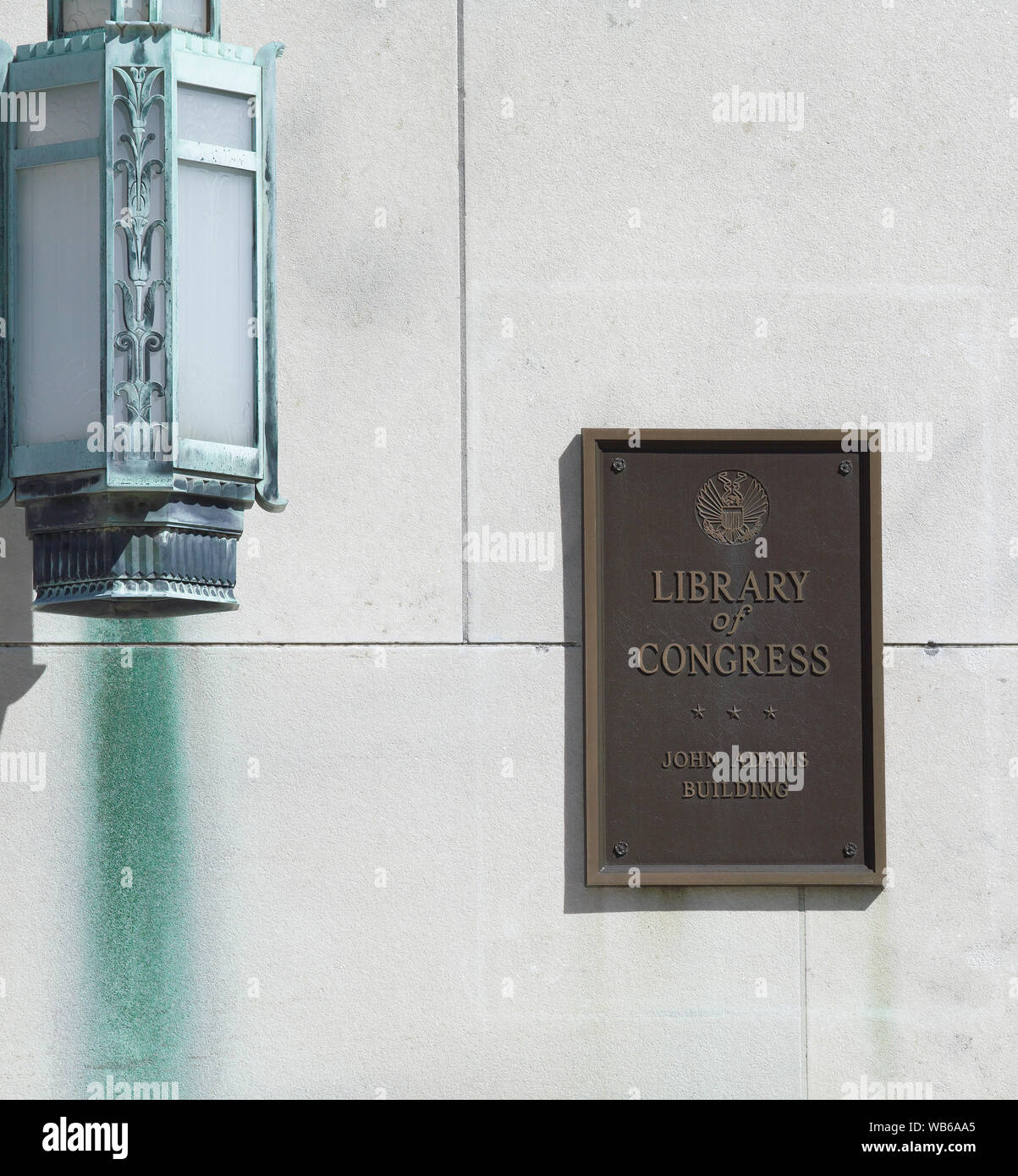 Exterior view. Detail. Library of Congress John Adams Building ...