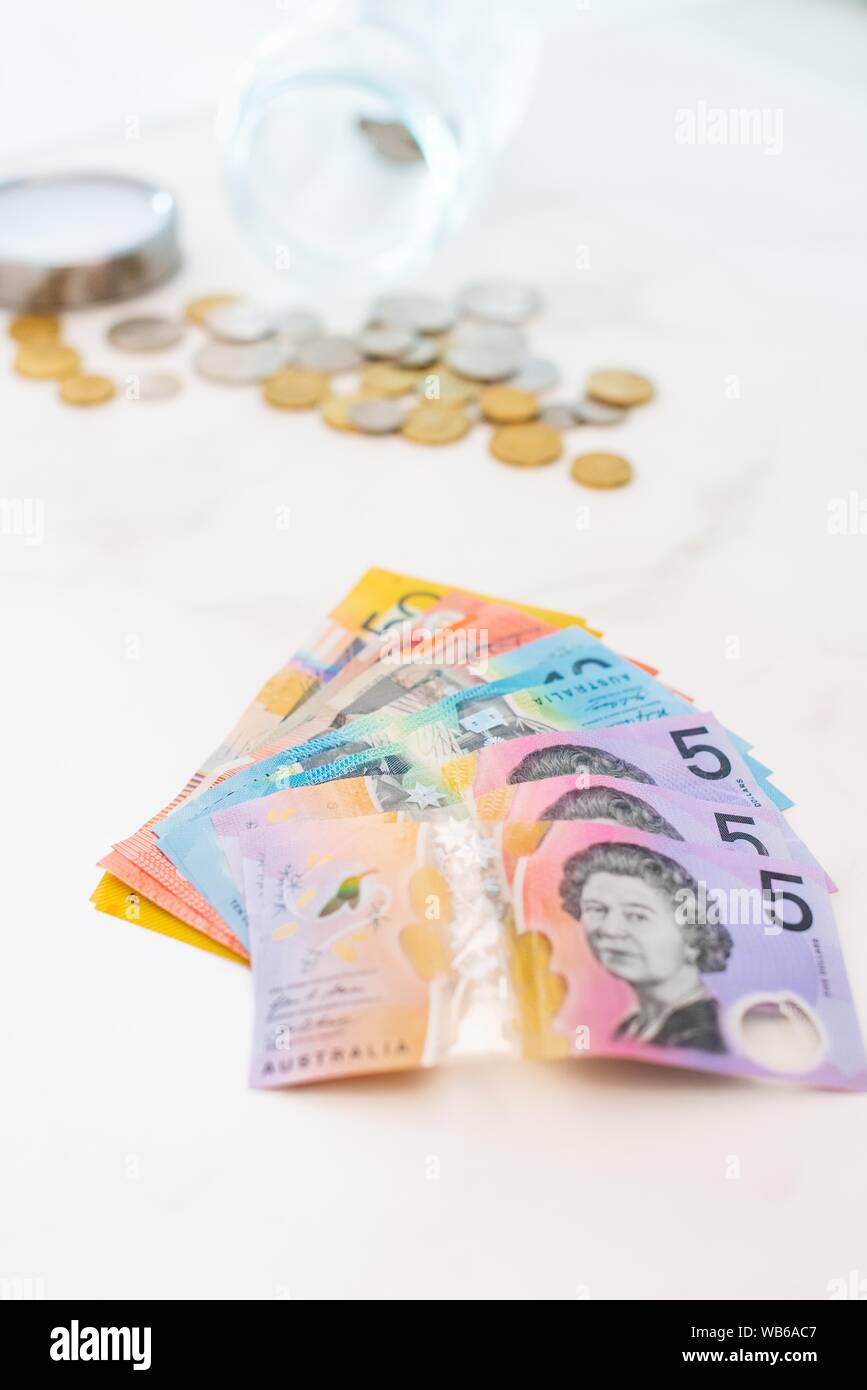 50 dollar note australia hi-res stock photography and images - Alamy