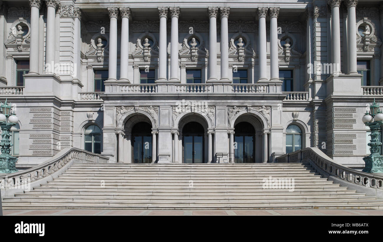 Jefferson building steps hi-res stock photography and images - Alamy