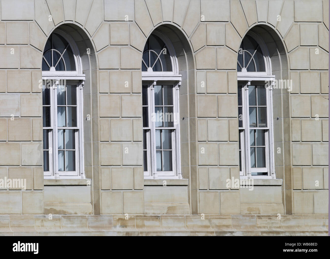 Exterior window detail, U.S. Courthouse, Toledo, Ohio Stock Photo - Alamy