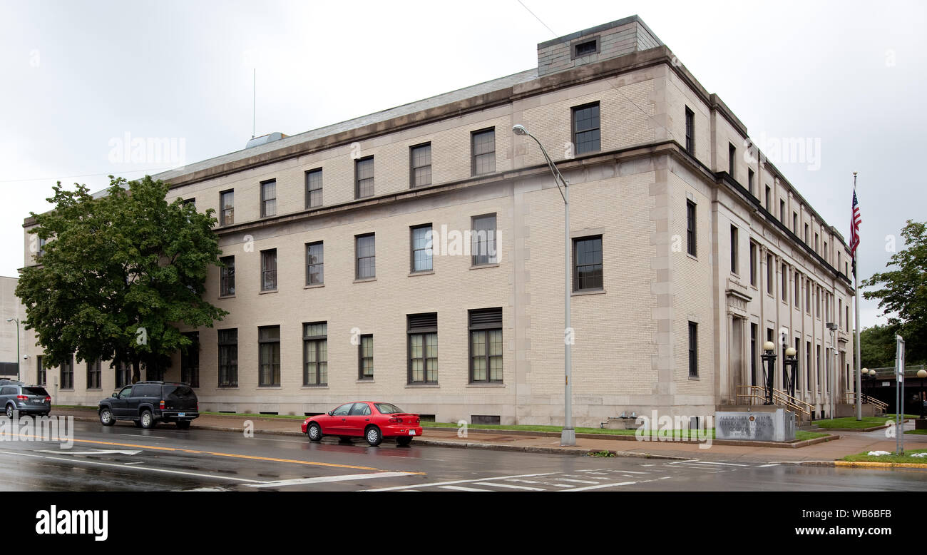 Exterior, Alexander Pirnie Federal Building, Utica, New York Stock ...