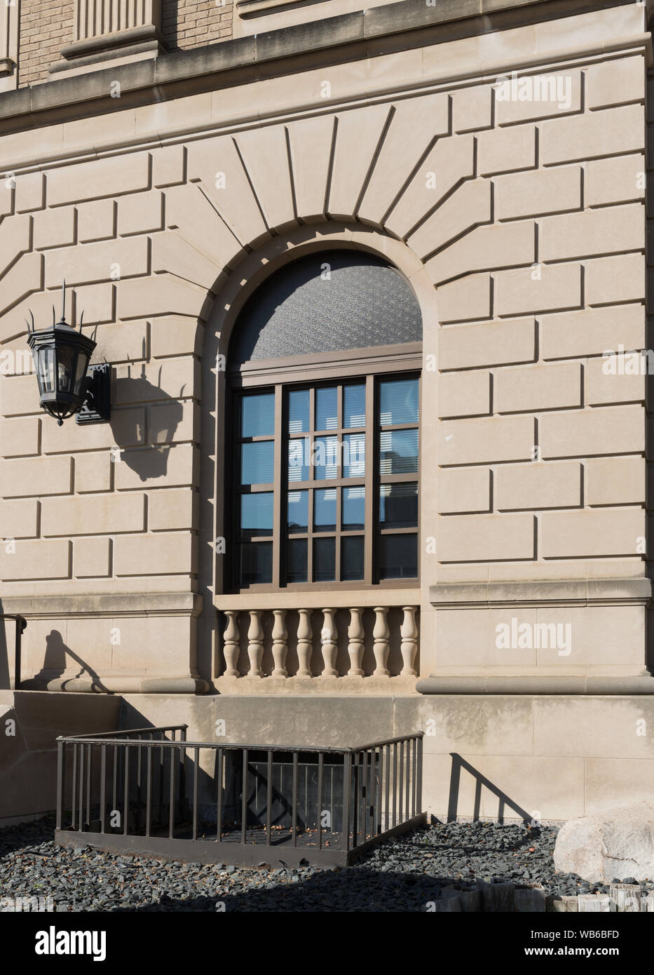Exterior window, Bruce M. Van Sickle Federal Building, Minot, North ...