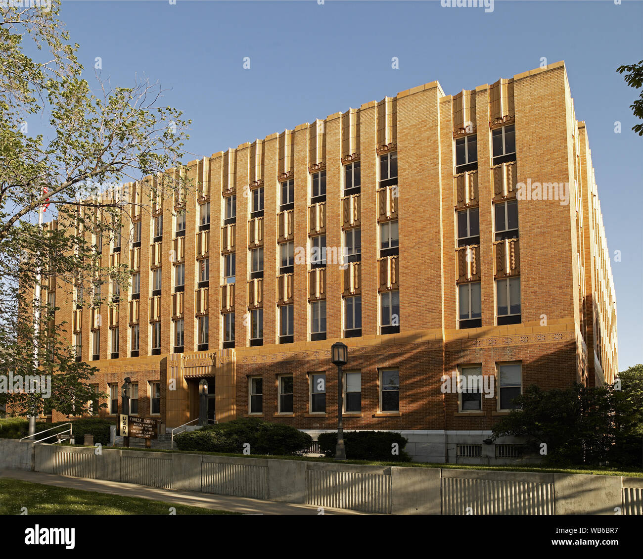 Exterior, Forest Service Building, Ogden, Utah Stock Photo - Alamy