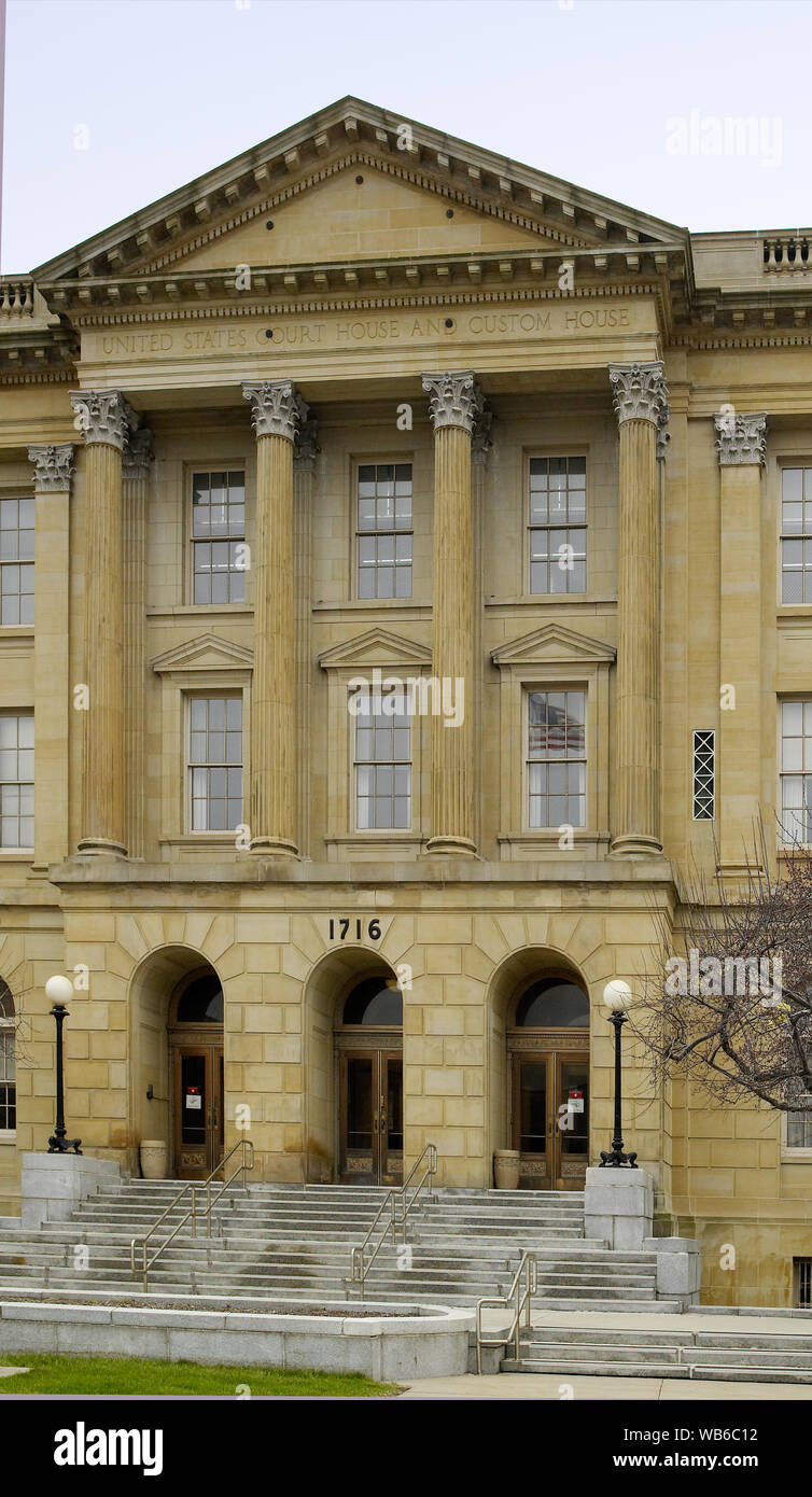 Exterior, U.S. Courthouse, Toledo, Ohio Stock Photo - Alamy