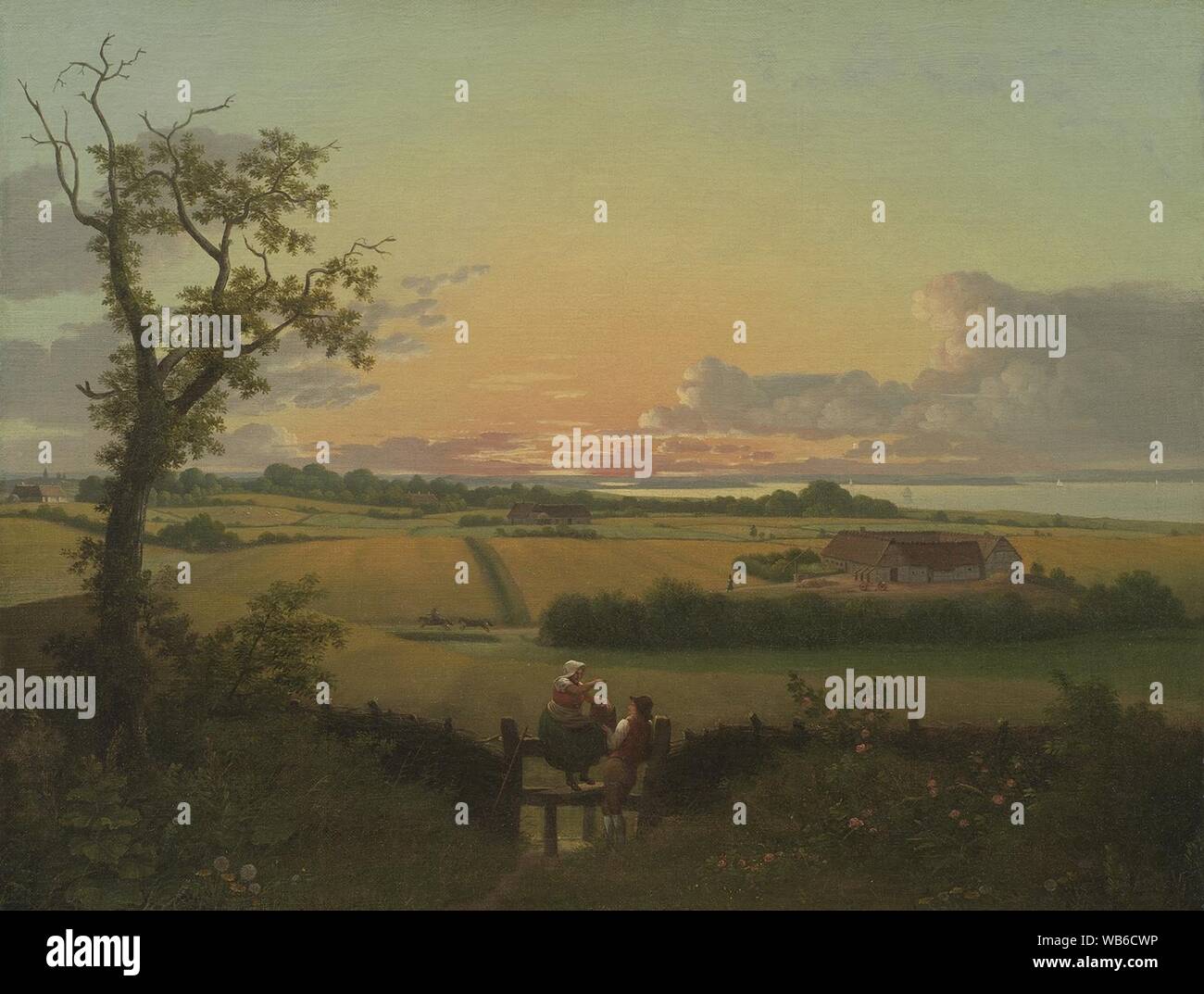 Eckersberg, CW - Landskab med stente, Møn - 1810 Stock Photo - Alamy Eckersberg, CW - Landskab med stente, Møn - 1810 Stock Photo - Alamy