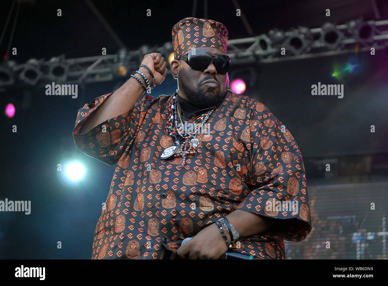 Rio de Janeiro, Brazil, September 29, 2011. Singer Africa Bambaataa ...