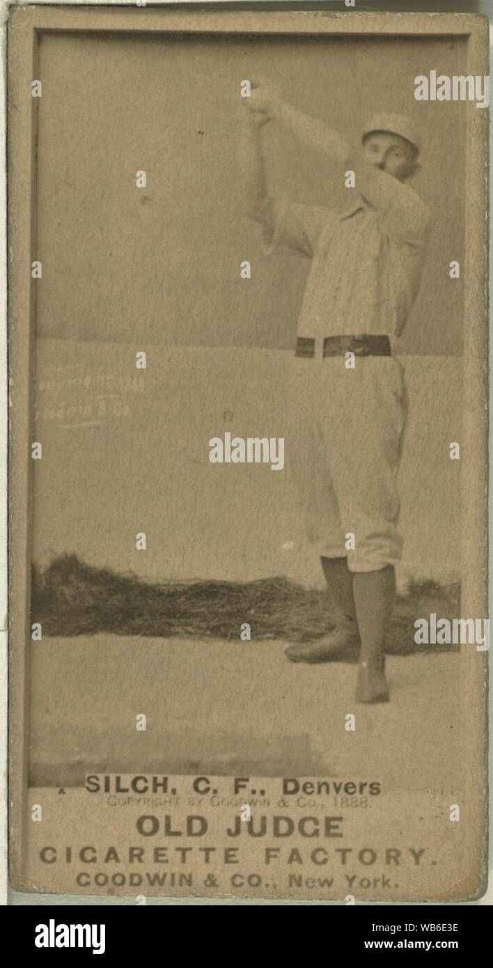 Ed Silch, Denver Team, baseball card portrait Stock Photo - Alamy