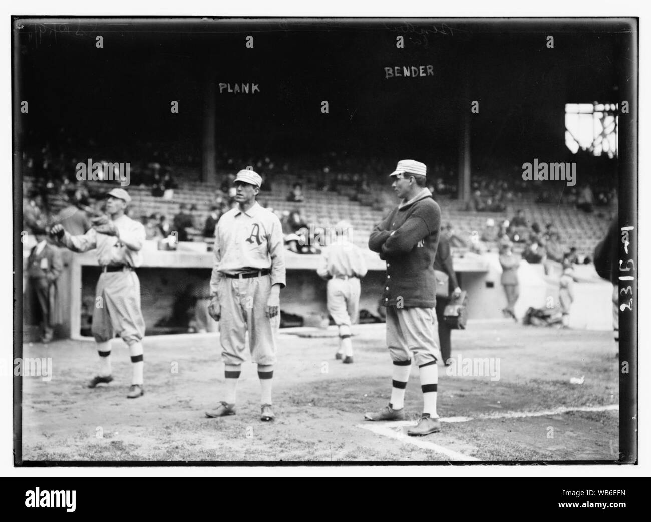 Eddie Plank & Chief Bender, Philadelphia, AL (baseball Stock Photo - Alamy