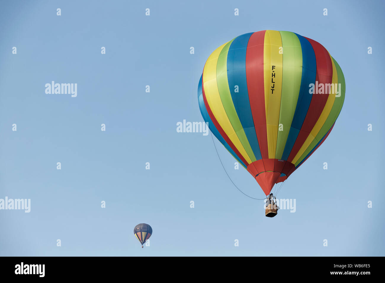 Chambley, France. 3rd August, 2019. Hundreds of hot air balloons took ...