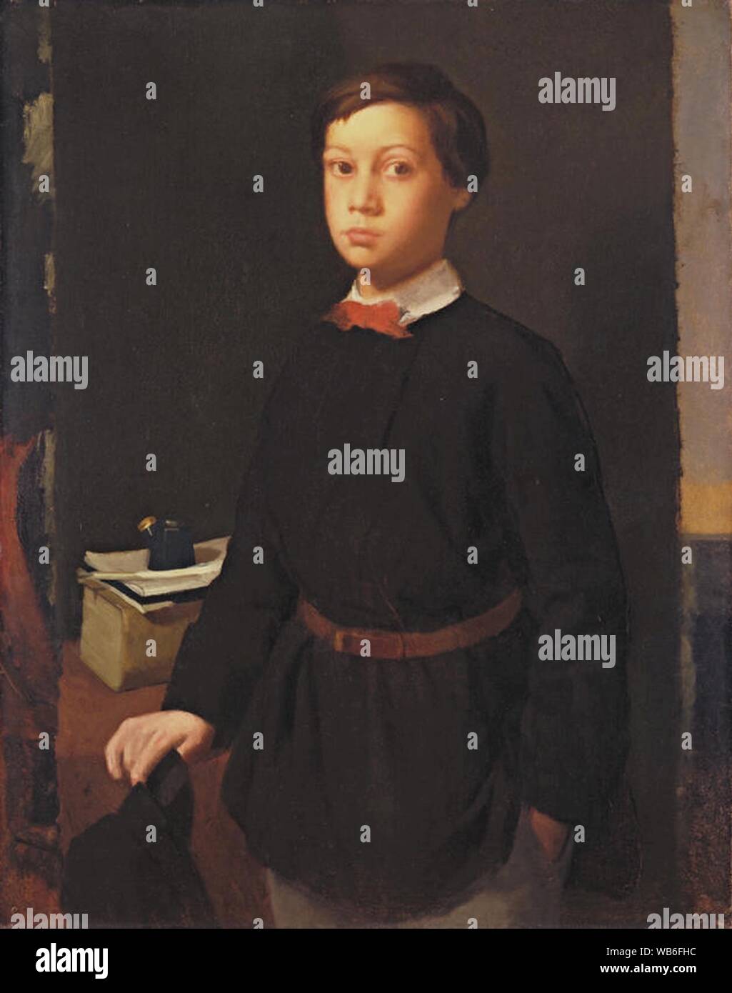 Edgar Degas - Portrait de René de Gas Stock Photo - Alamy