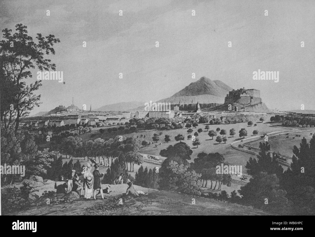 Edinburgh from Corstorphine Hill Stock Photo - Alamy