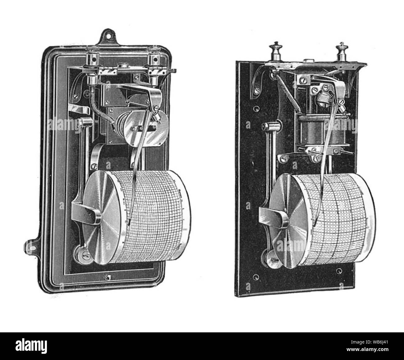 Ediswan recording ammeter and voltmeter (Rankin Kennedy, Electrical ...