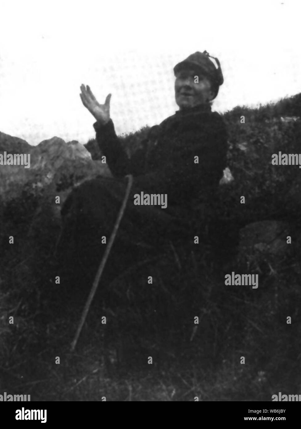 Edith Watson Resting in her garden in northern Canada Touchstone v1 395 ...