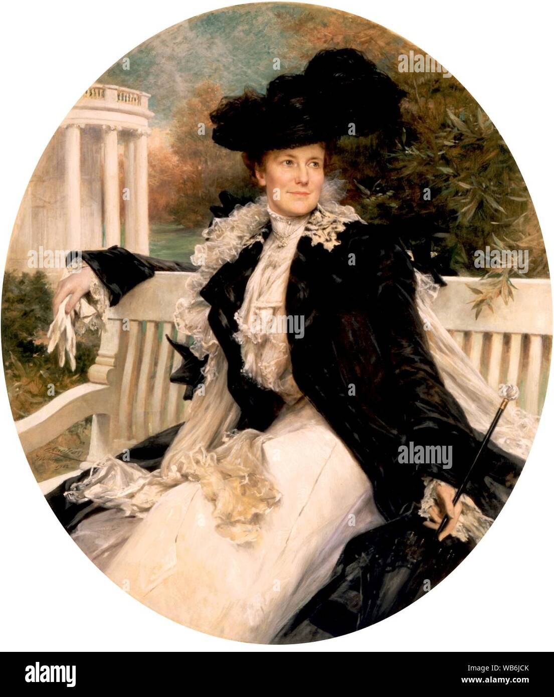 Edith Roosevelt Official Portrait Stock Photo - Alamy