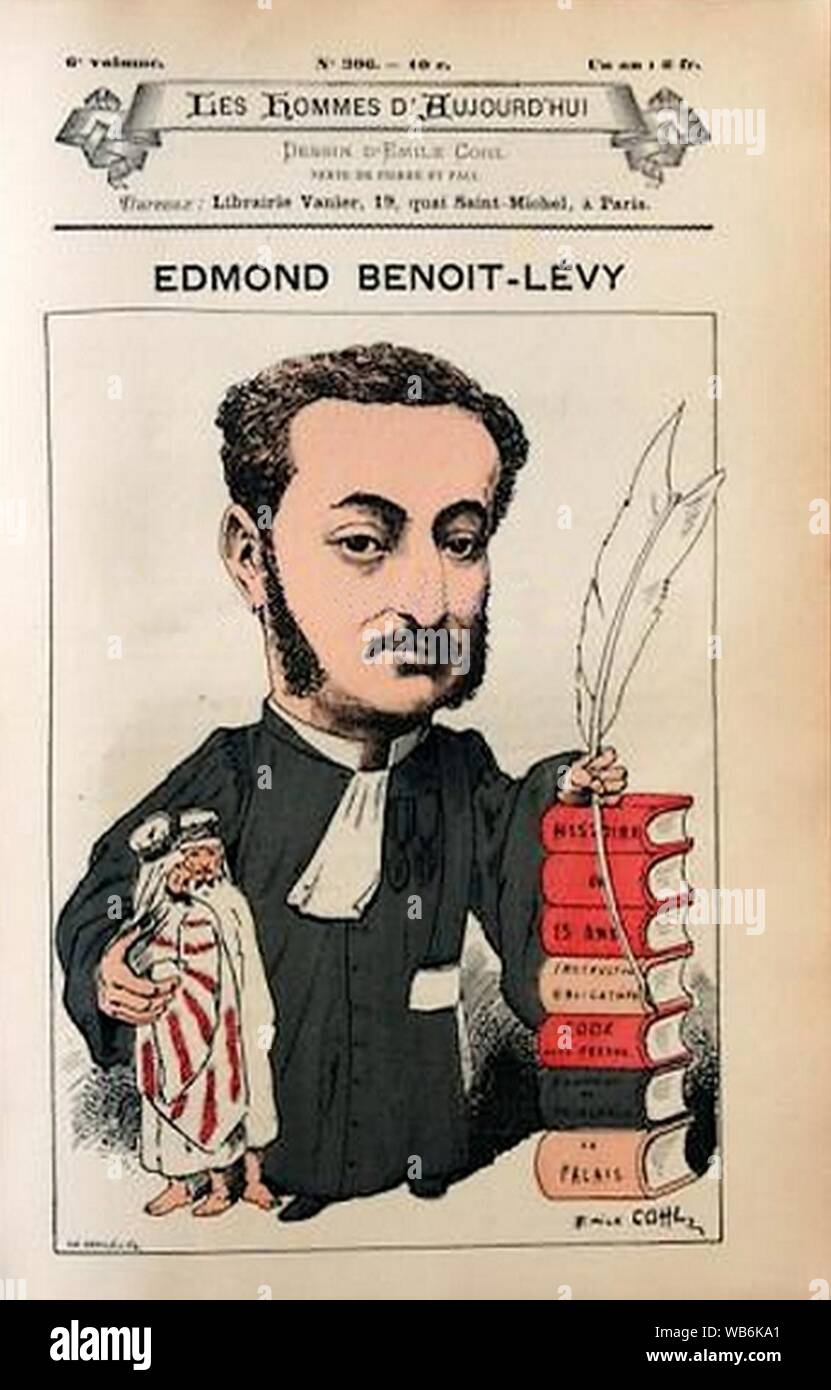 Edmont Benoit-Lévy (by Emile Cohl Stock Photo - Alamy