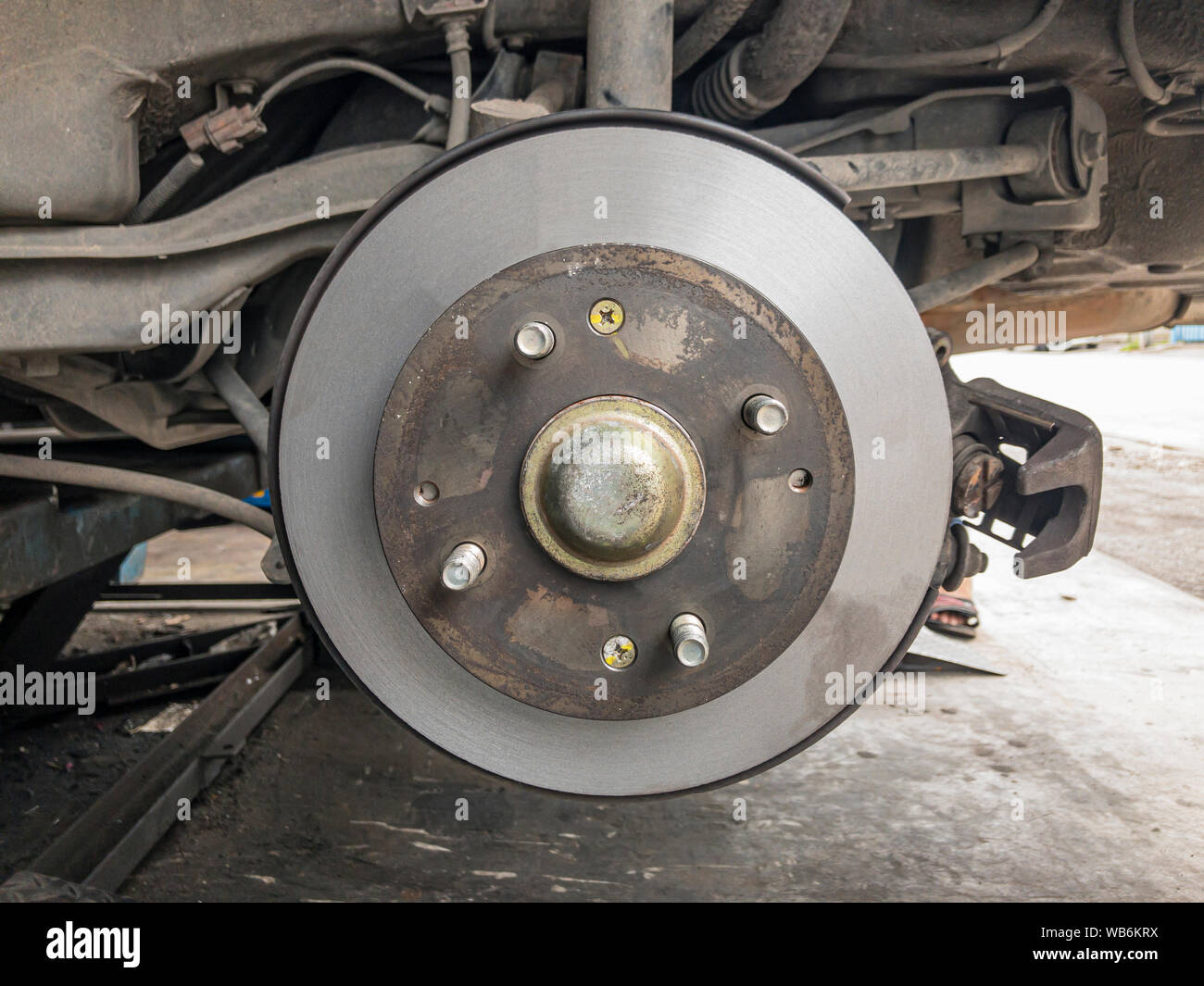 Polished disc break. Disc break polished already for change break pads ...