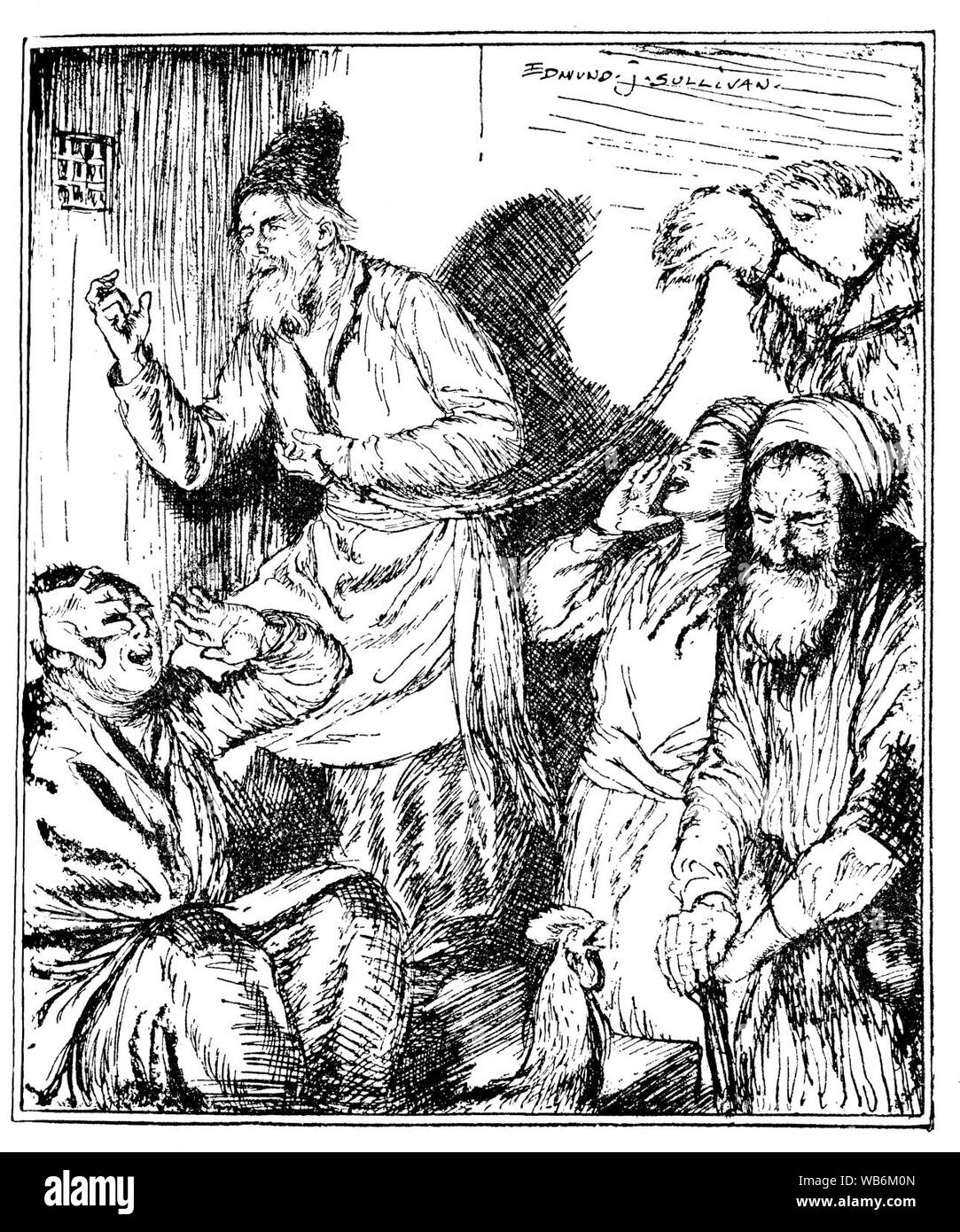 Edmund J Sullivan Illustrations to The Rubaiyat of Omar Khayyam First ...