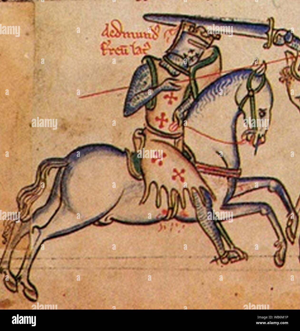 Edmund Ironside by Matthew Paris Stock Photo - Alamy