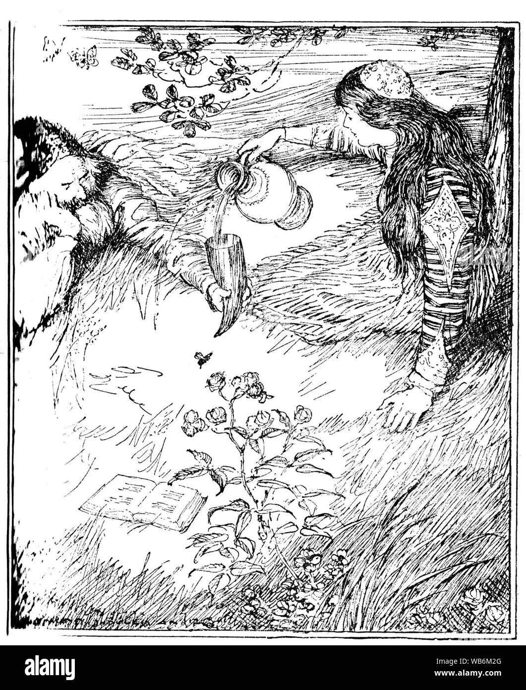 Edmund J Sullivan Illustrations to The Rubaiyat of Omar Khayyam First ...