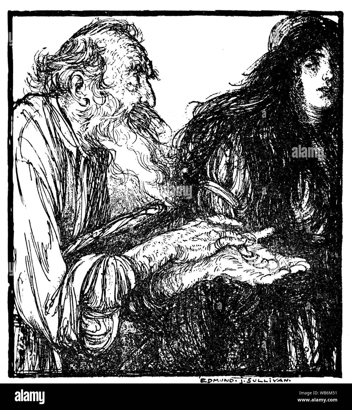 Edmund J Sullivan Illustrations to The Rubaiyat of Omar Khayyam First ...