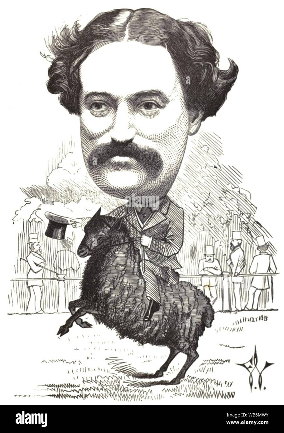 Edmund Yates (Waddy, 1872 Stock Photo - Alamy